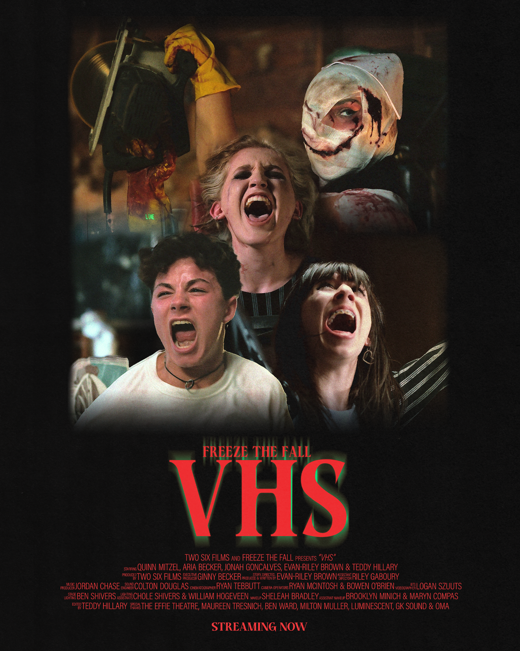 Freeze The Fall – VHS | Music Video Poster – Syndicatevision